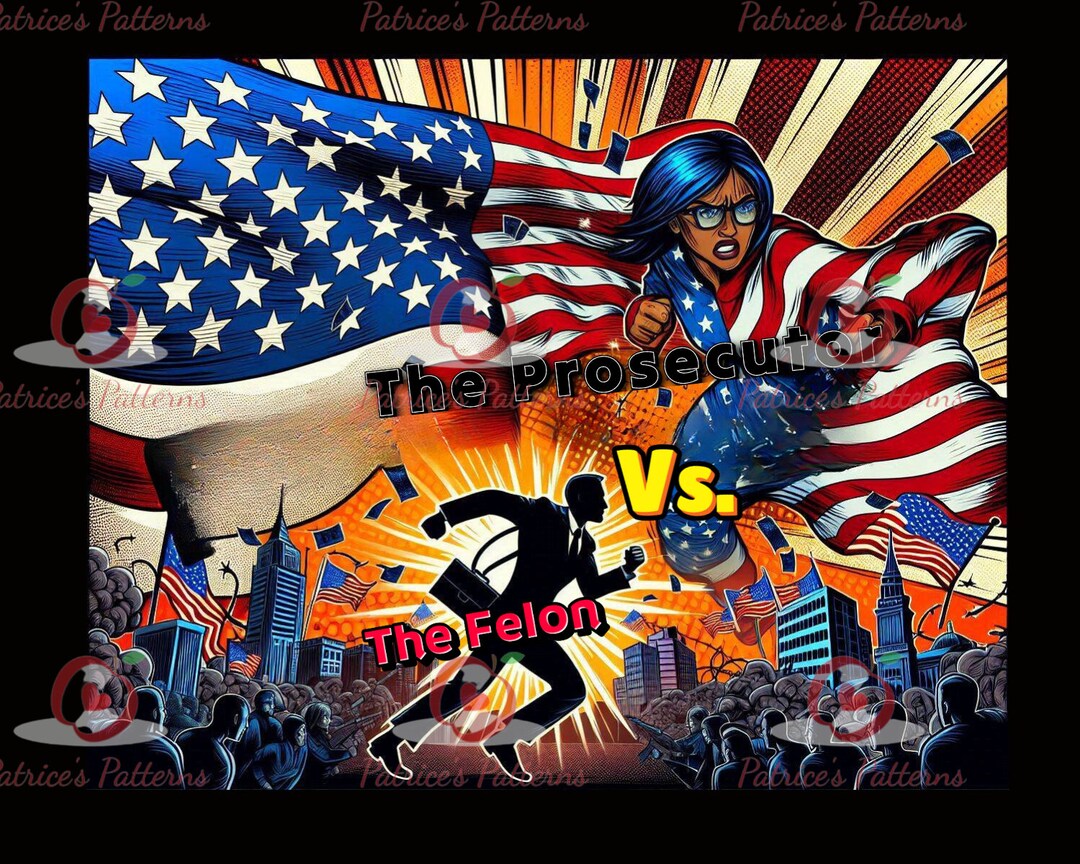 Prosecutor Vs. Felon Comic Strip, Instant Digital Download, PNG, Funny ...