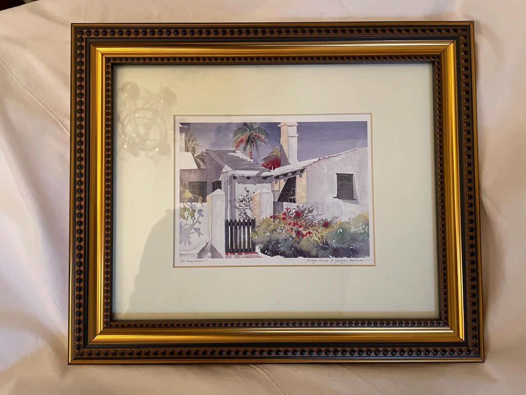 Jill Amos Raine Print Signed St. Georgias Bermuda - Etsy