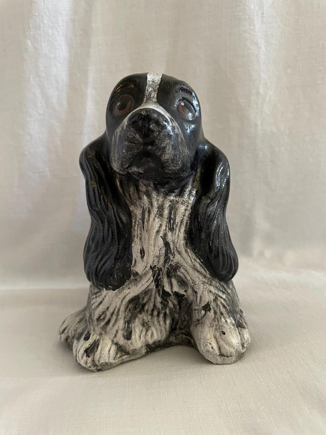 Vintage Ceramic Cocker Spaniel Figure - Etsy