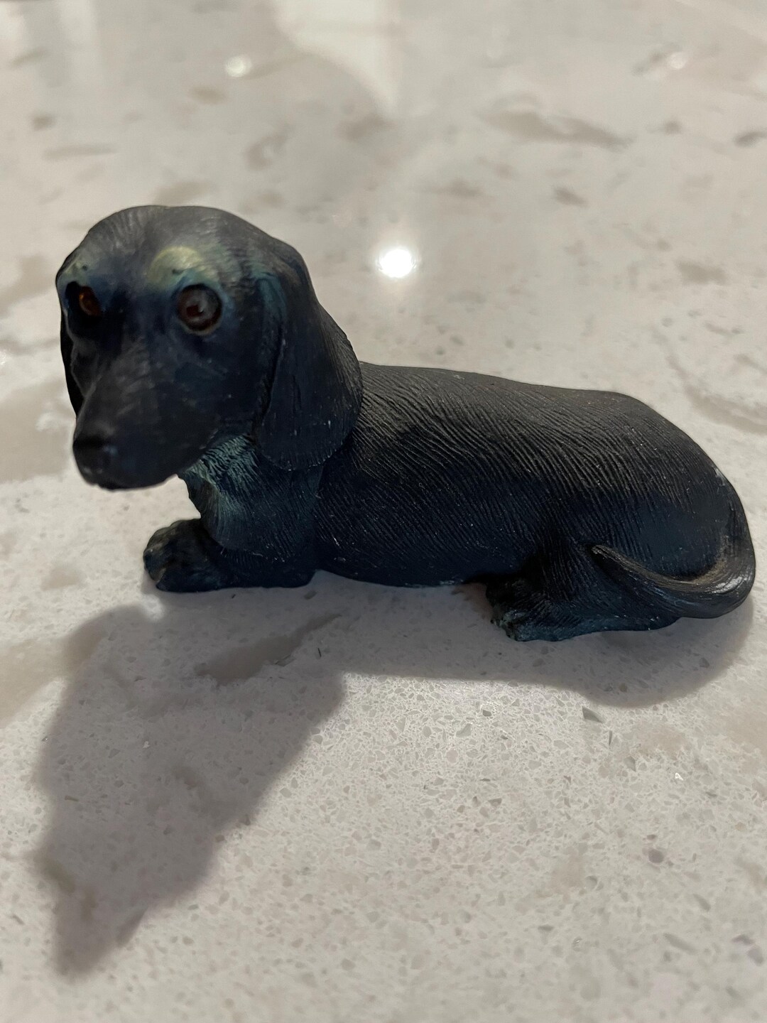 Vintage Dachshund Dog Figure - Etsy