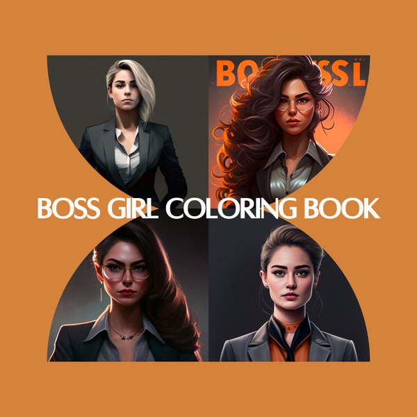 Boss Coloring Page - Etsy