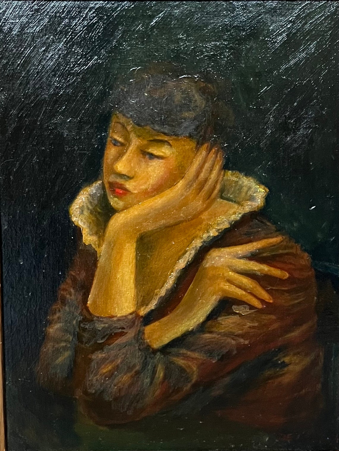 Student Painting Study With Fletcher Martin 1948 Restored Nov 1989 - Etsy