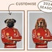 2024 Scuderia Ferrari F1 Driver Team Funny Pet Custom Portrait From ...