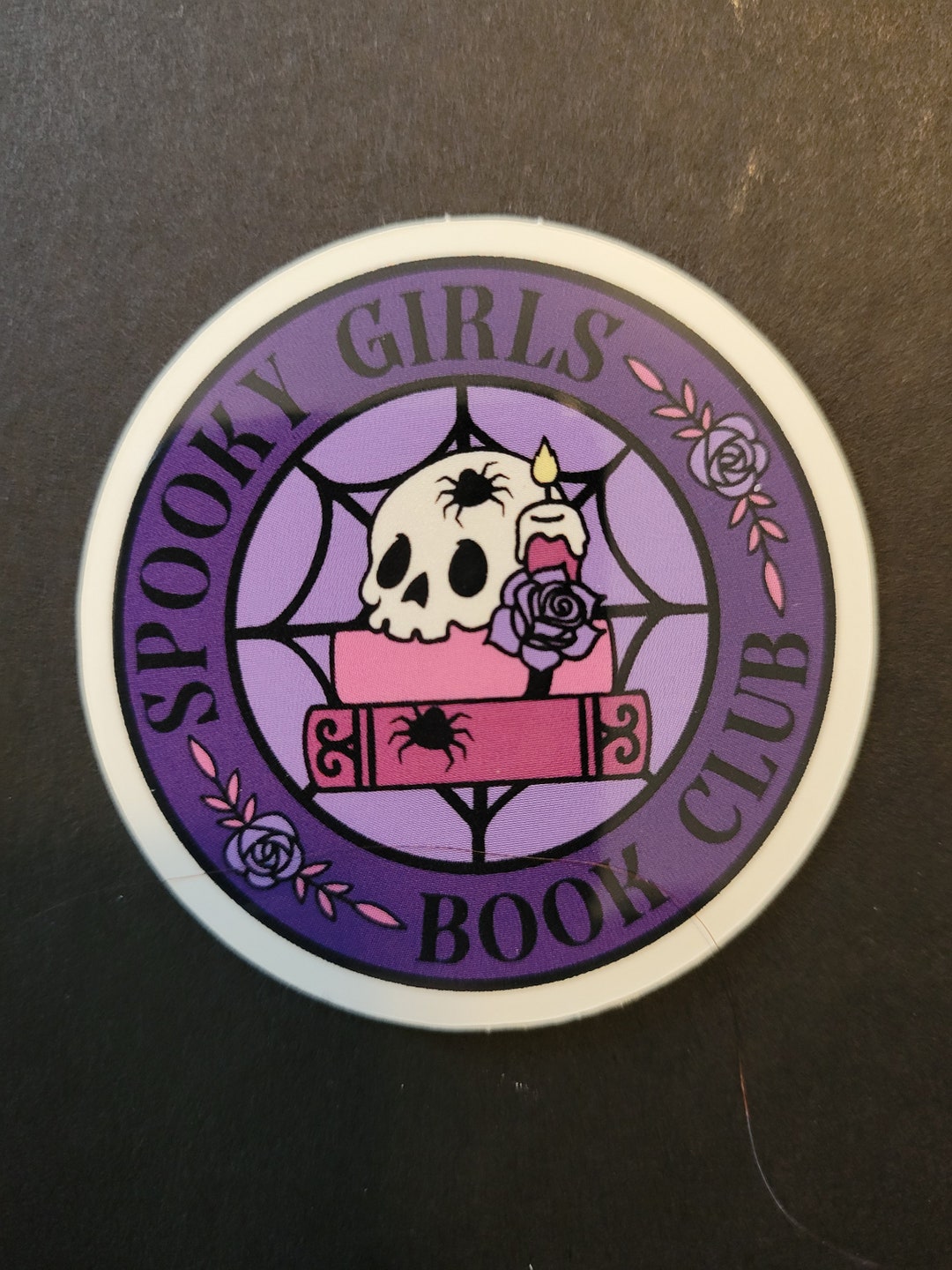 Spooky Girls Book Club Waterproof Vinyl Sticker - Etsy