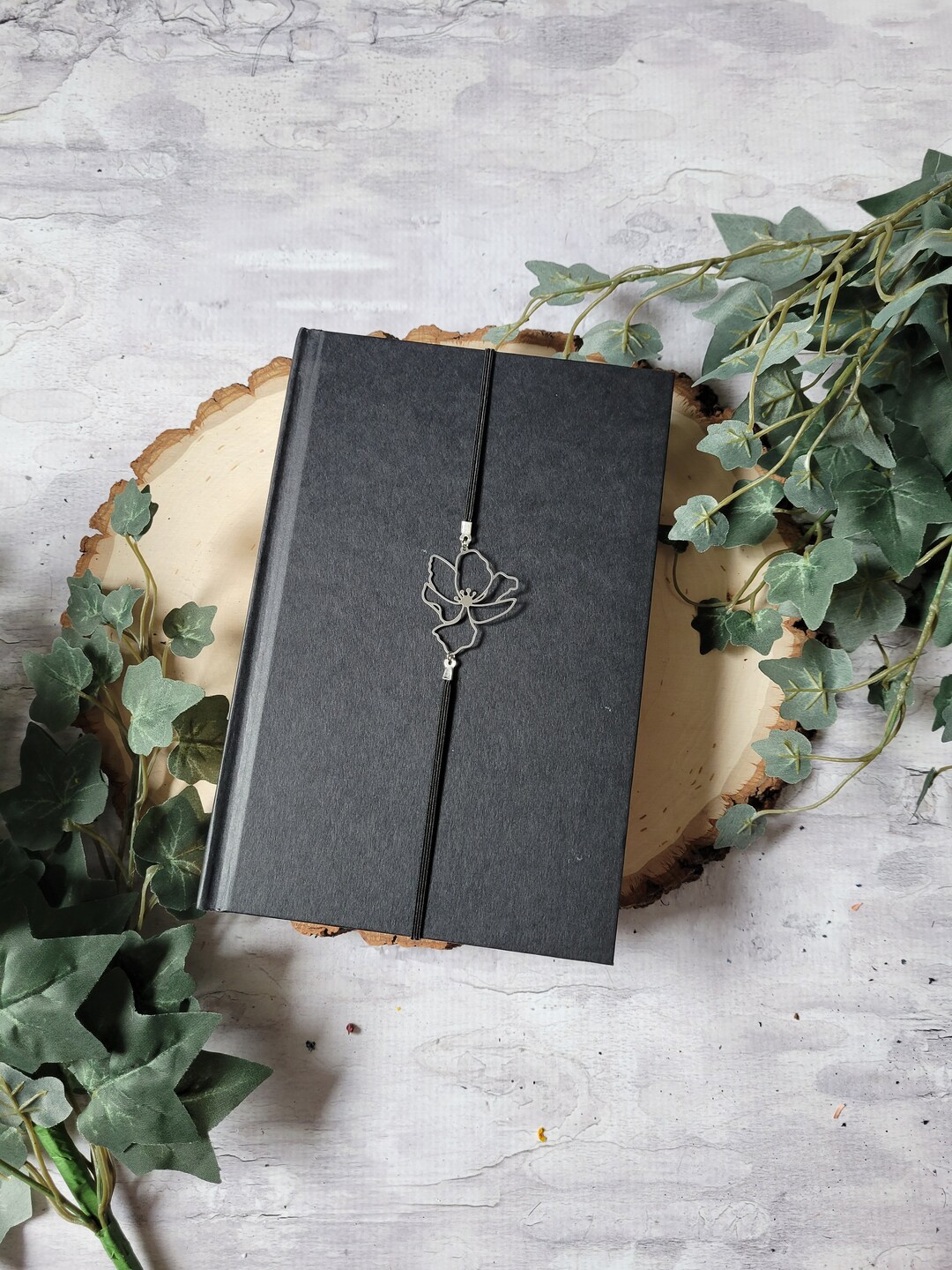 Poppy Outline Stainless Steel Bookmark - Etsy