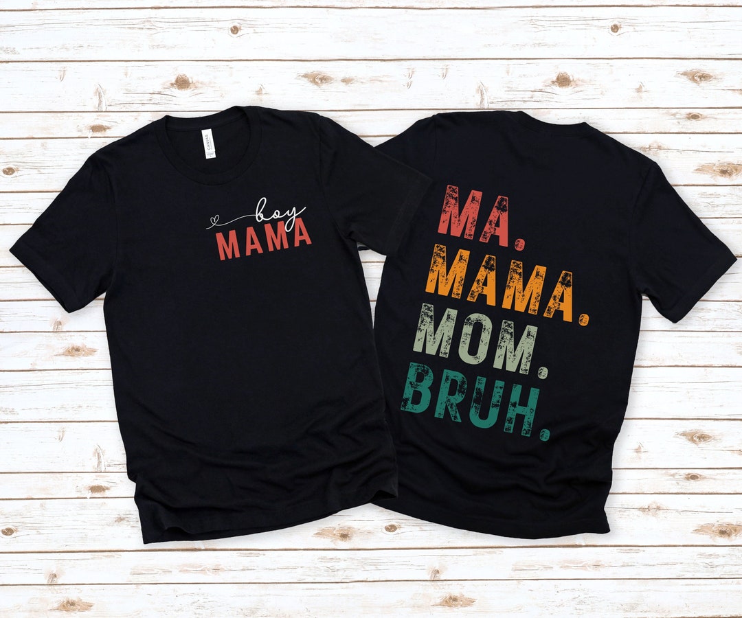 Boy Mom Tshirt Mothers Day Mama Shirts Gift From Son to Mom T-shirts Ma ...