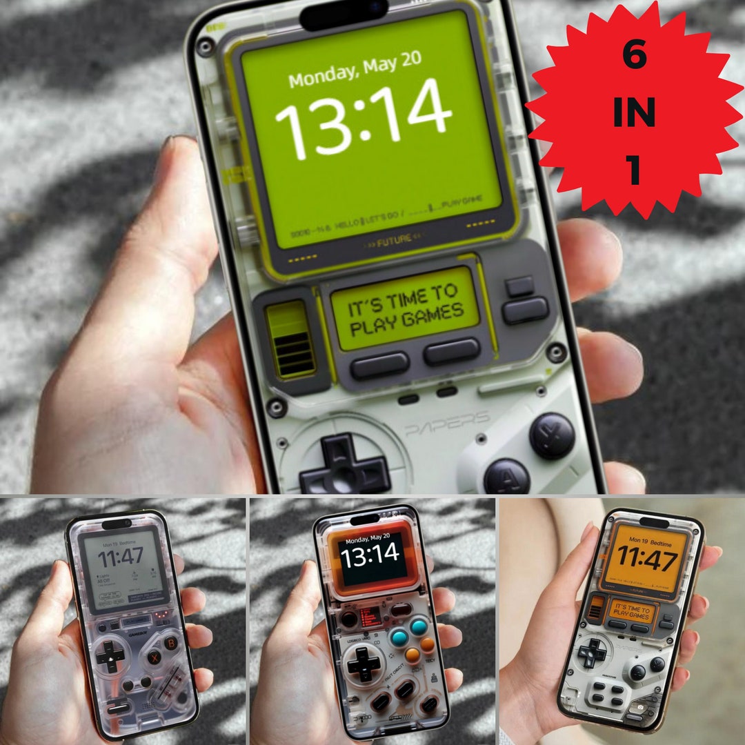 6 Gameboy iPhone Wallpapers, Apple Watch Strap, Whimsical Wallpapers ...