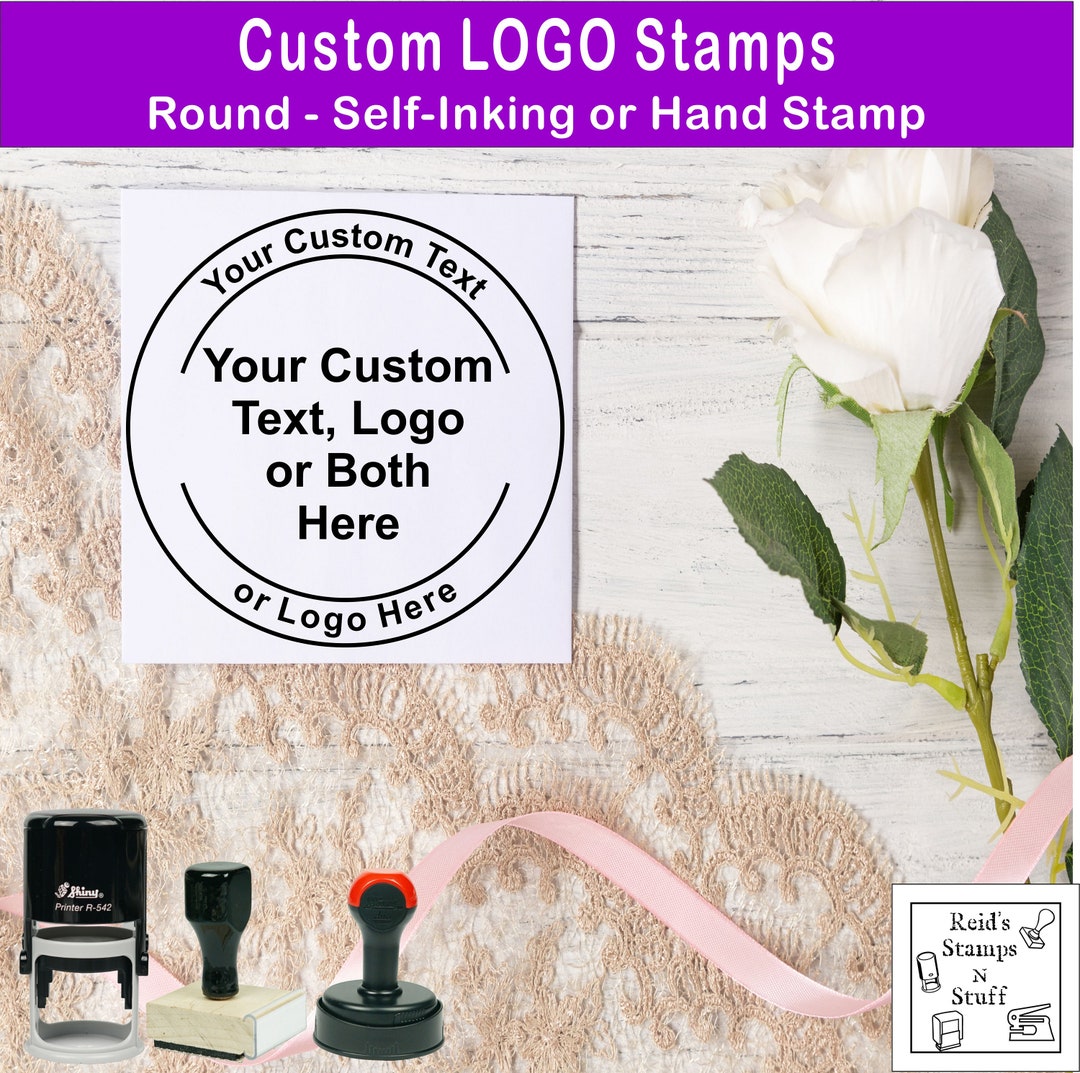 Custom Business Logo Stamp, Custom Logo Stamp, Custom Rubber Stamp ...
