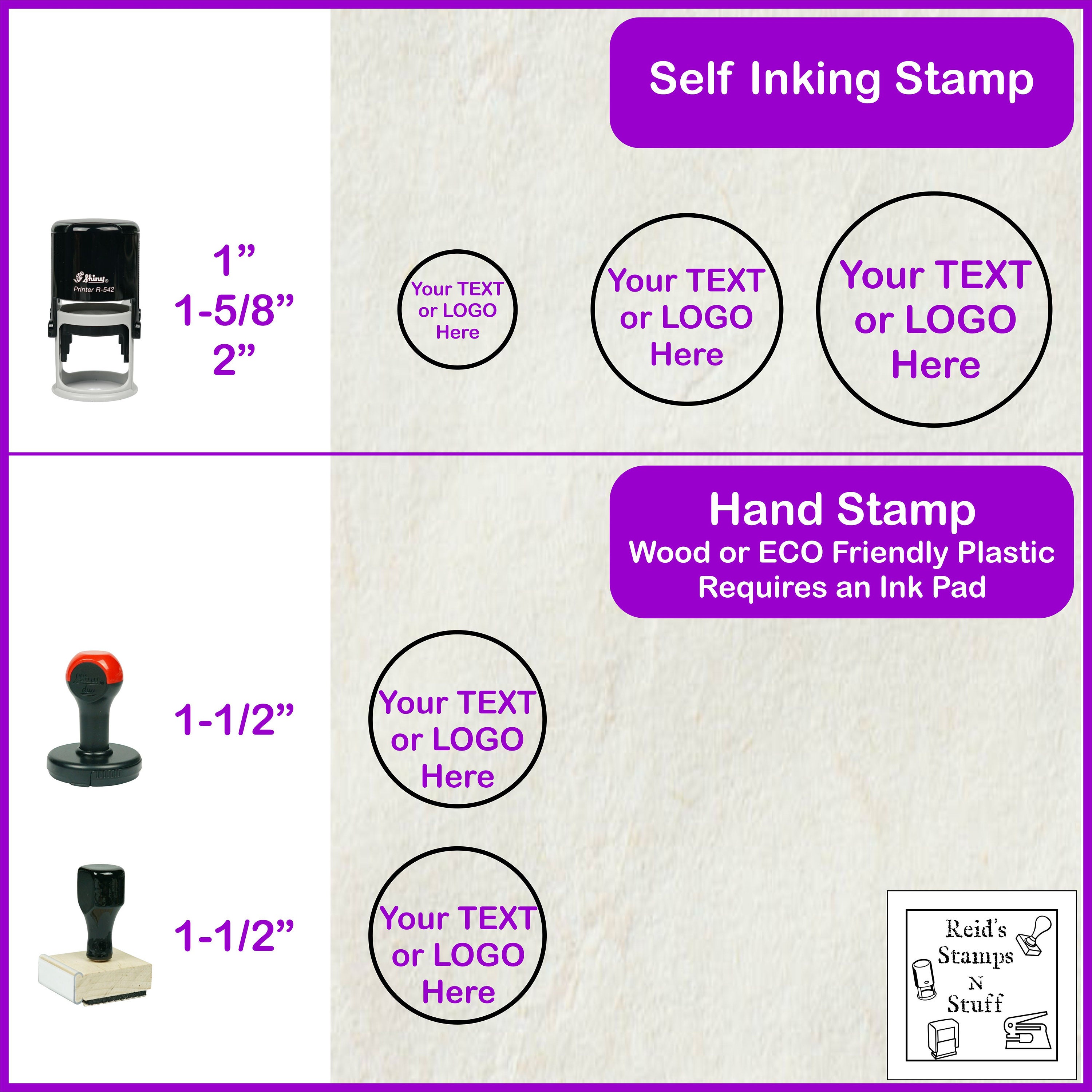 Custom Business Logo Stamp, Custom Logo Stamp, Custom Rubber Stamp ...