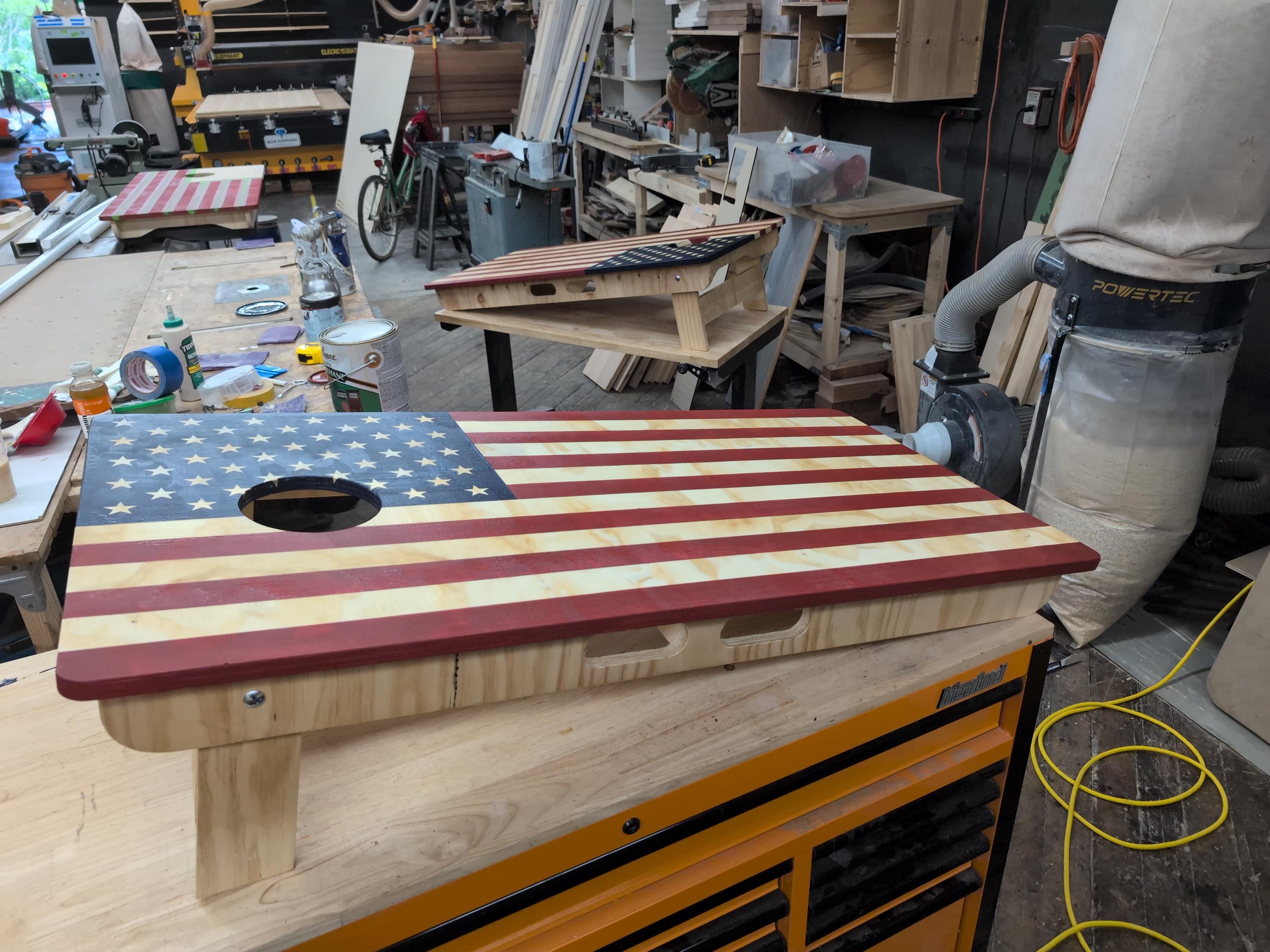 Cornhole Set Plans/files - With Stand up Scoreboard & Tic Tac Toe Built ...