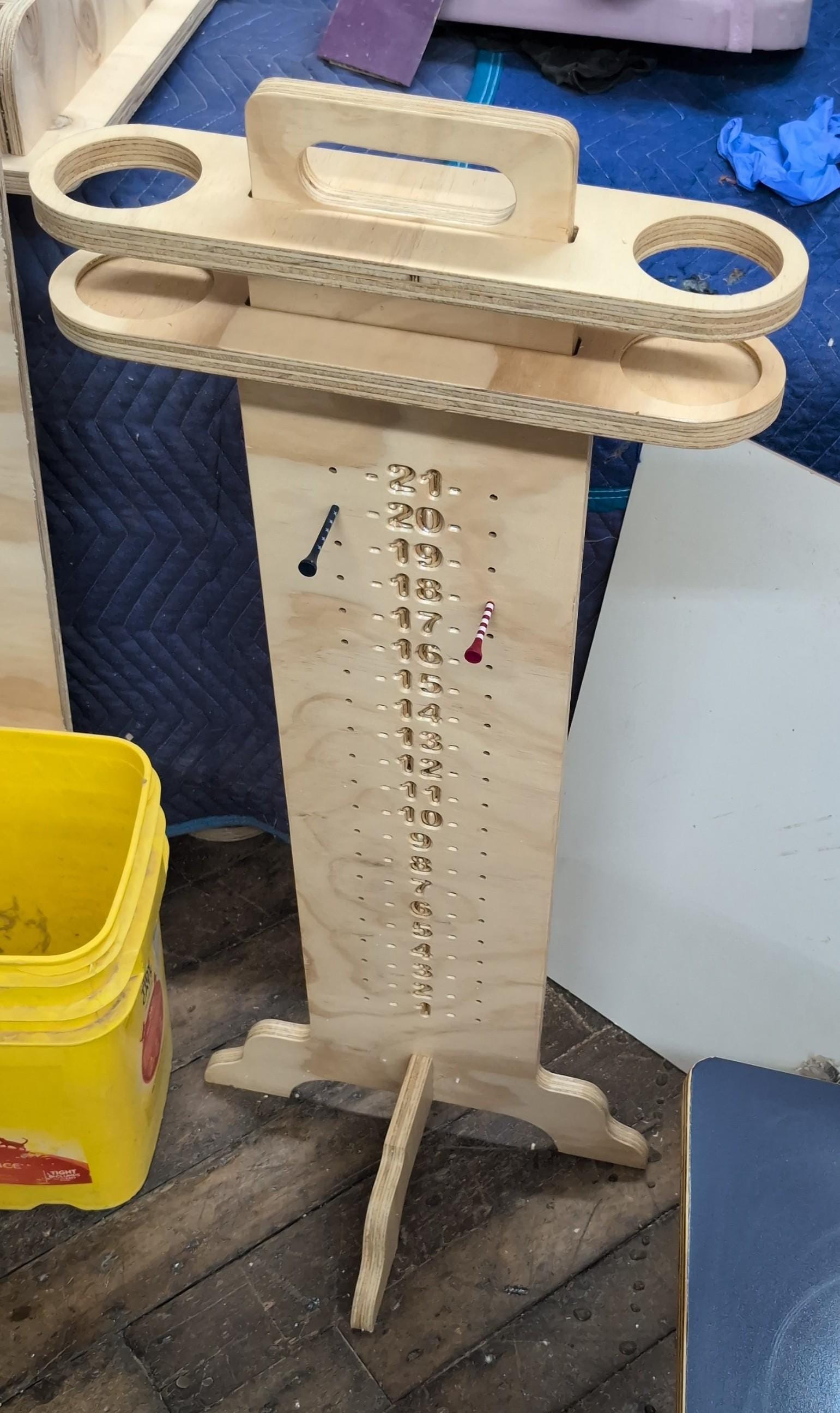 Cornhole Set Plans/files - With Stand up Scoreboard & Tic Tac Toe Built ...