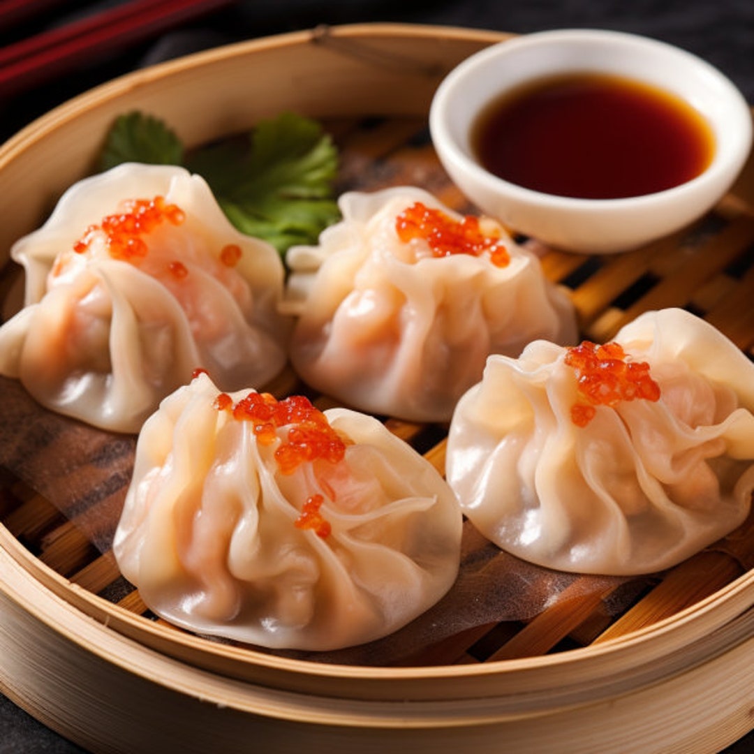 Hong Kong-style Dim Sum: Shrimp Dumplings (har Gow) - Etsy