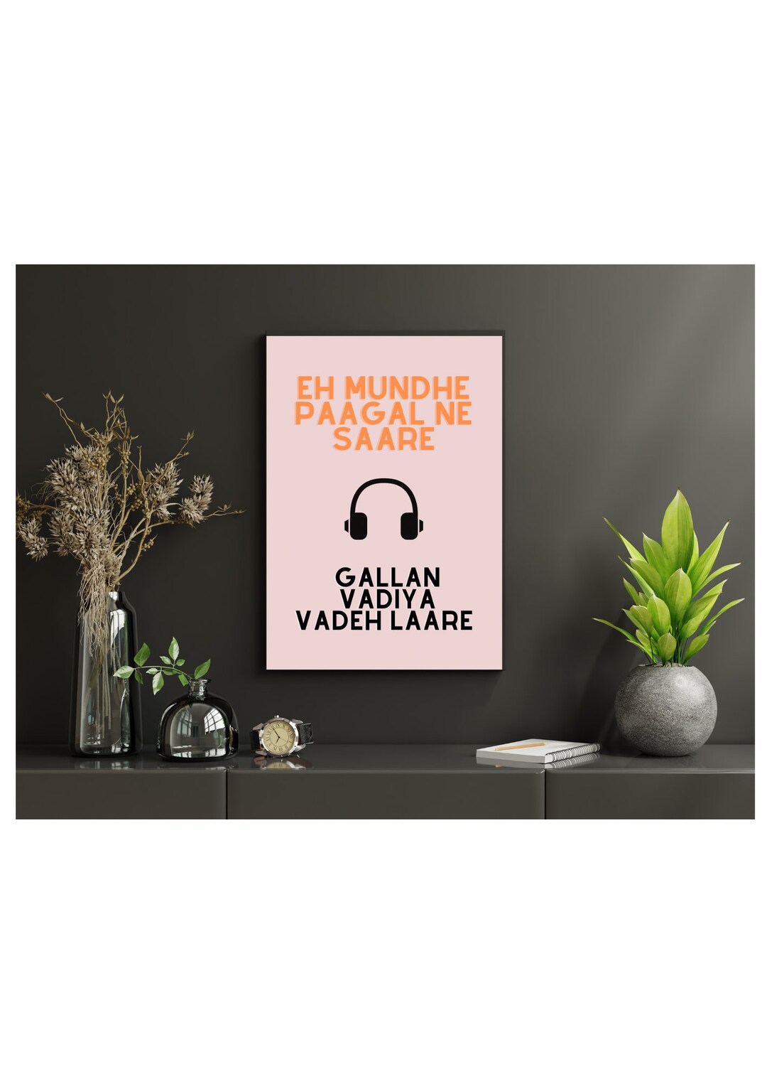 Mundhe Paagal Ne | Punjabi Music Wall Art | Digital Download | Print at ...