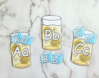 Beach Ball and Umbrella Alphabet Matching - Upper Case and Lower Case ...