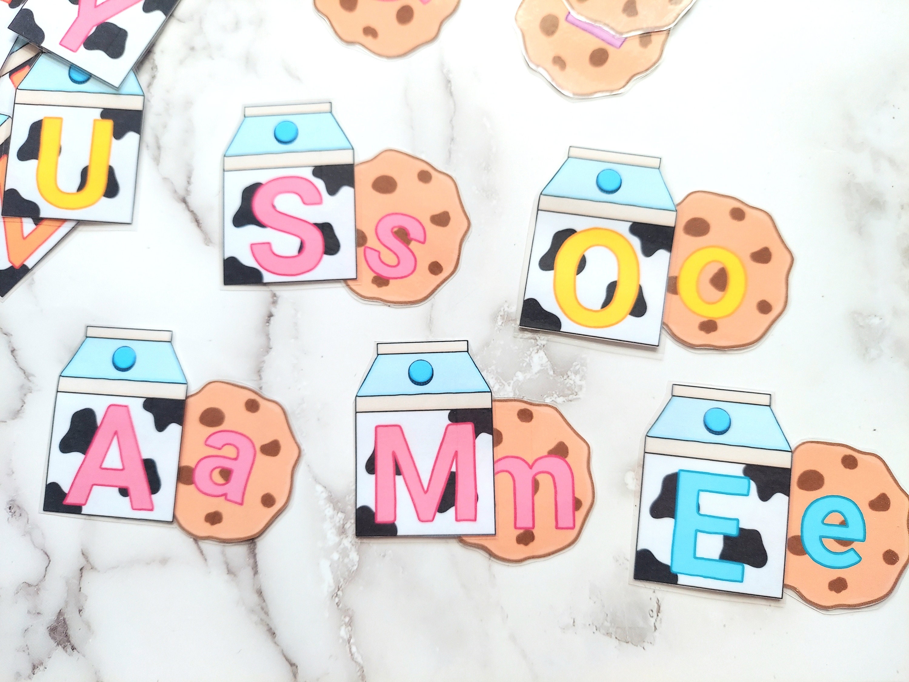 Milk and Cookies Alphabet Sort Upper and Lower Case Early Learning ...