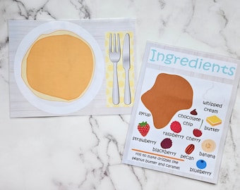 Pizza Play Dough Mat - Early Learning - Preschool Learning - Digital ...