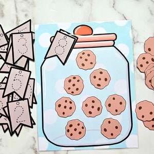 Cookie Jar Counting Practice - Number Recognition - Early Learning ...