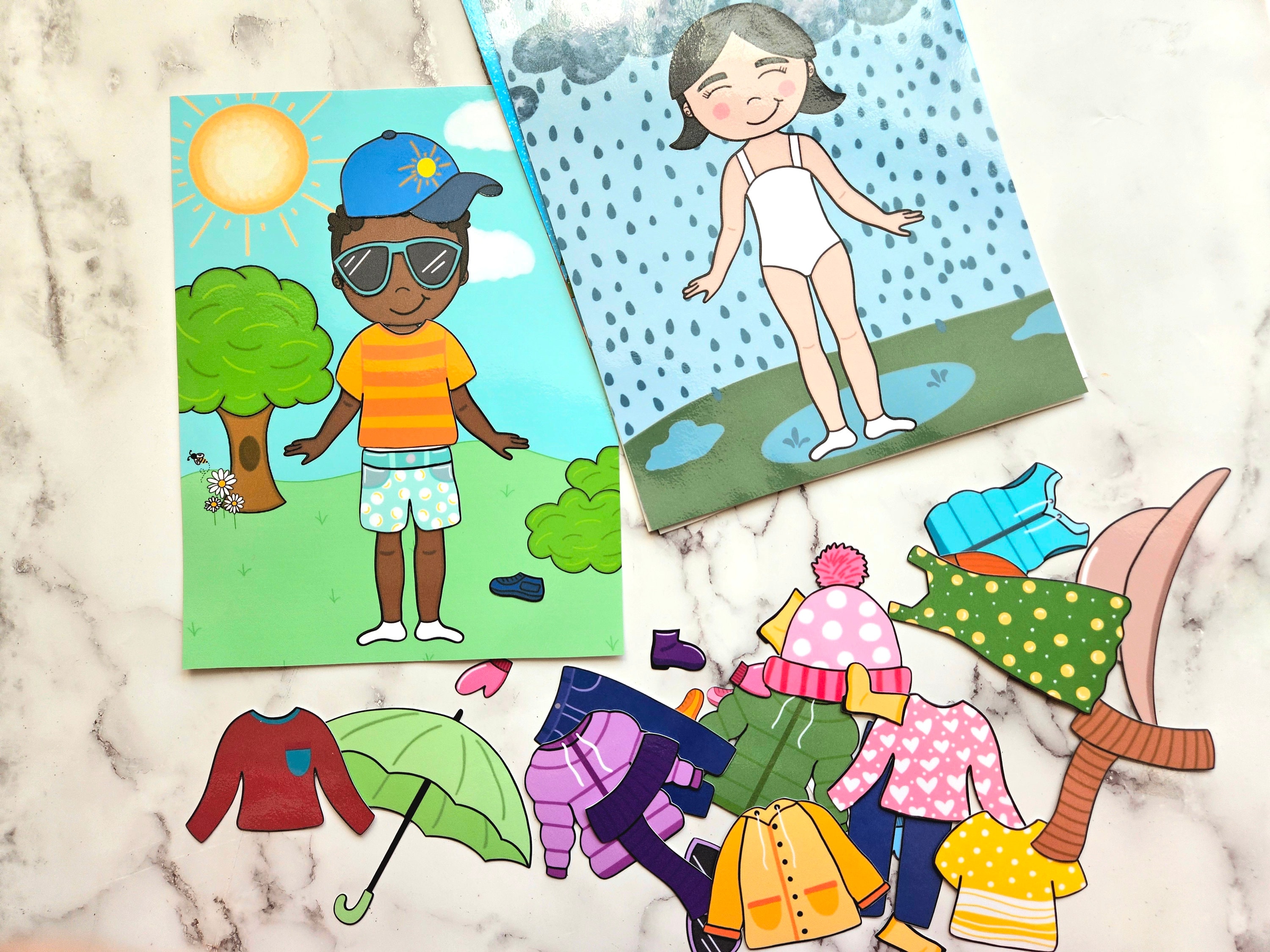 Clothing by Weather Sort - Early Learning - Preschool Learning- Digital ...