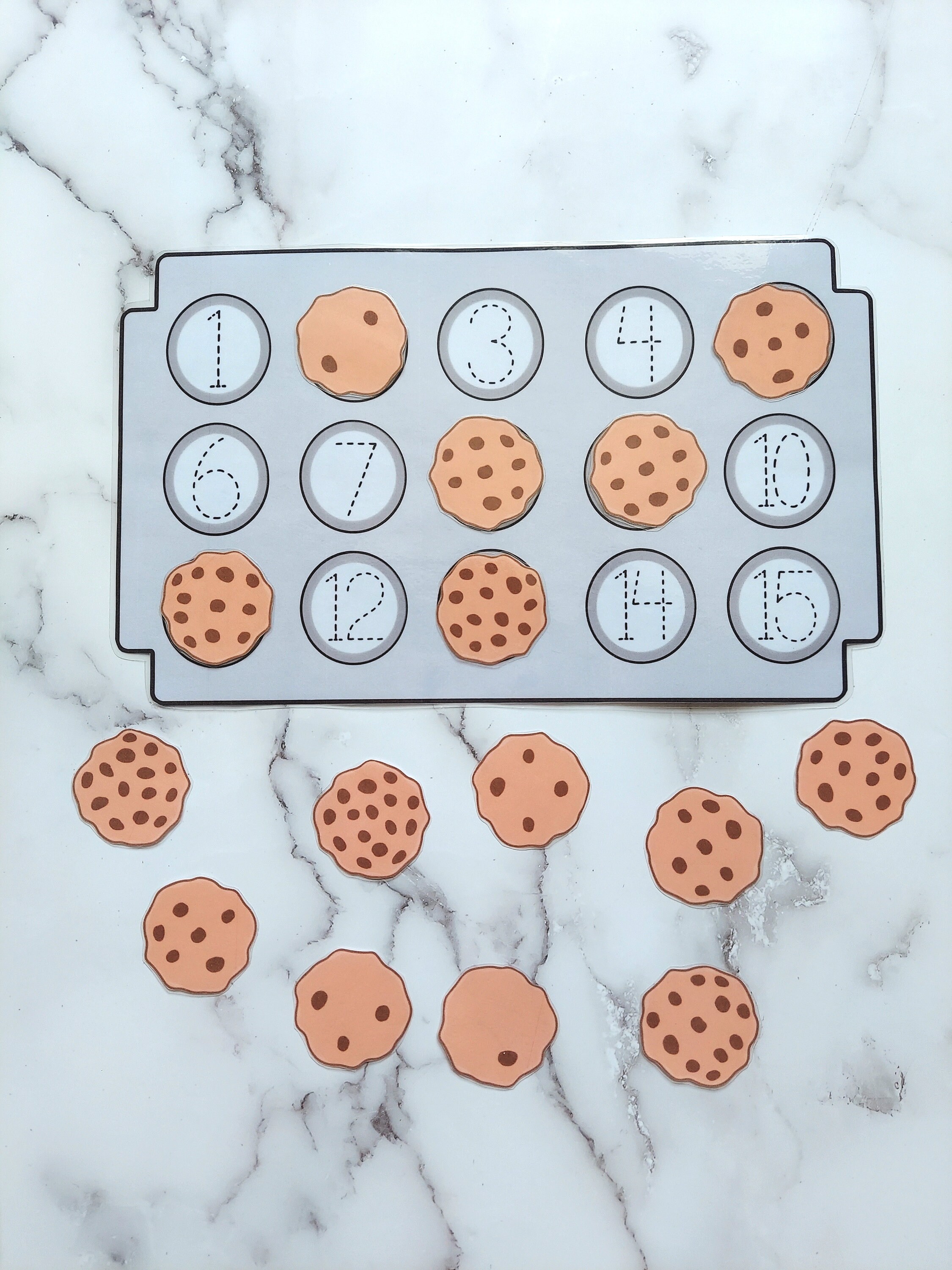 Baking Cookies Counting Practice - Number Recognition - Early Learning ...
