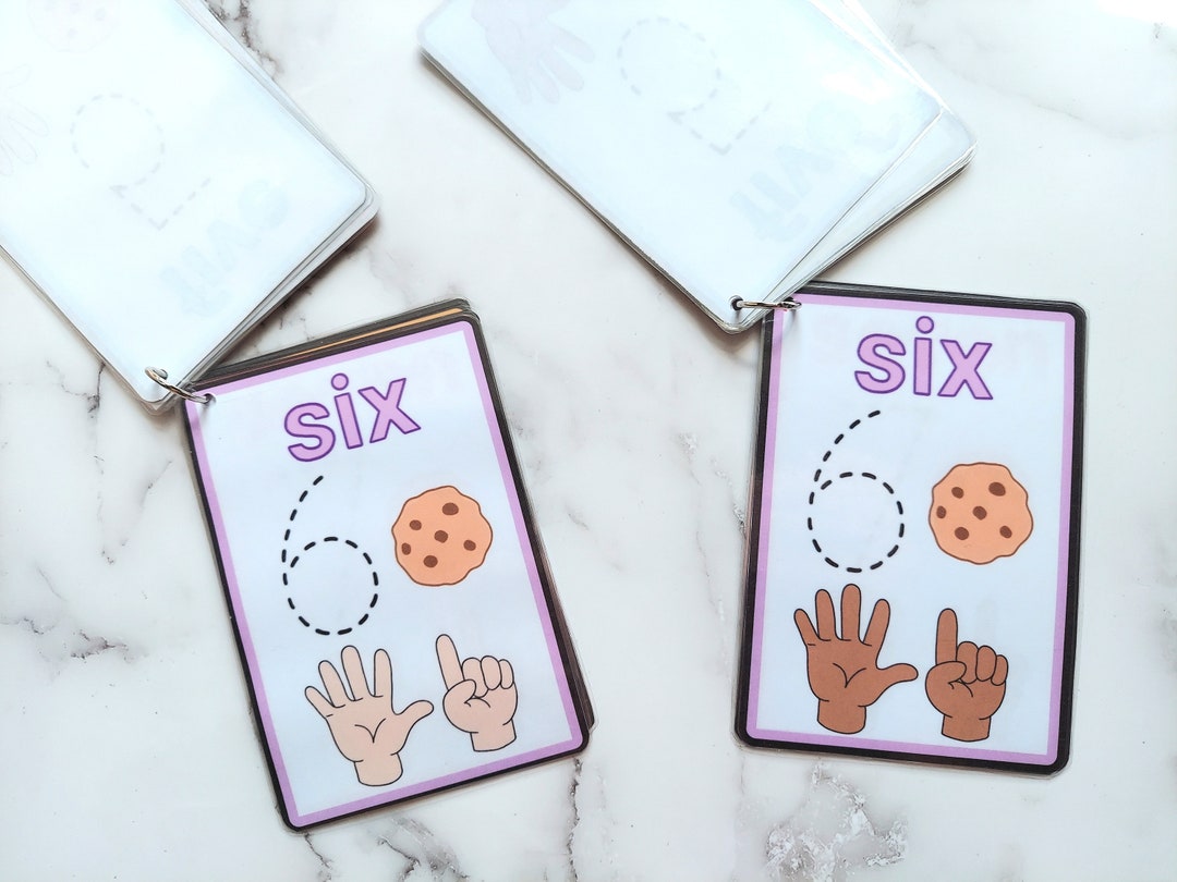 Counting Flash Cards Numbers 1-10 - Early Learning - Number Recognition ...
