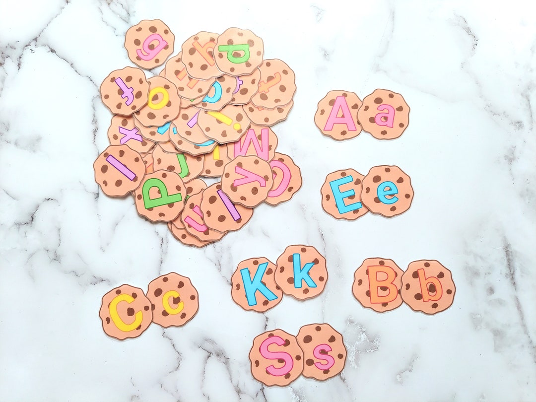 Cookie Alphabet Matching - Upper and Lower Case Letters - Early ...