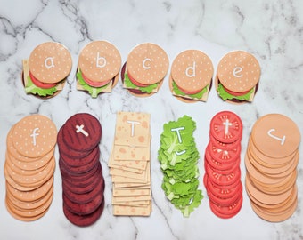 Alphabet for Kids. Upper and Lower Case Letters With Objects. - Etsy