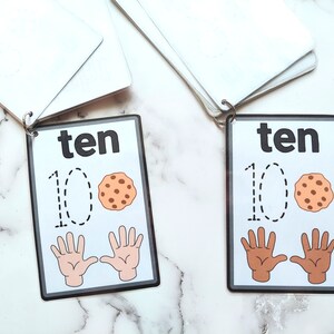 Counting Flash Cards Numbers 1-10 - Early Learning - Number Recognition ...