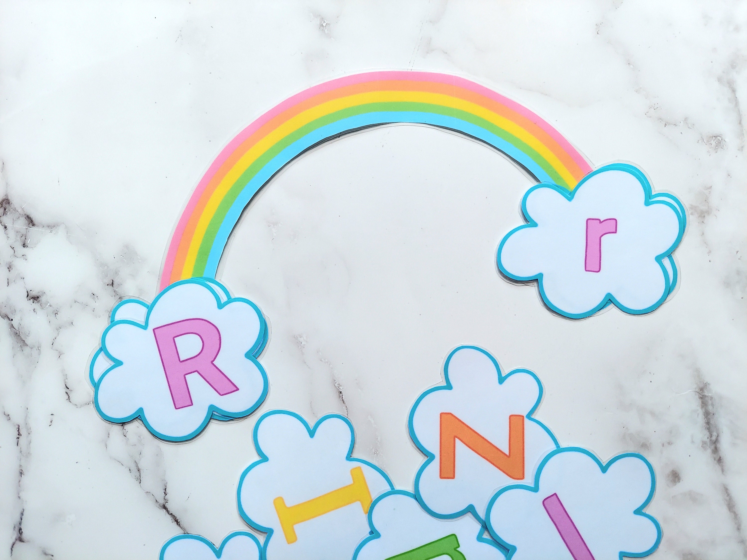 Rainbow Alphabet Sort - Upper Case and Lower Case - Letter Recognition ...