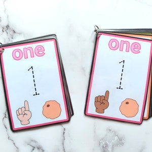 Counting Flash Cards Numbers 1-10 - Early Learning - Number Recognition ...