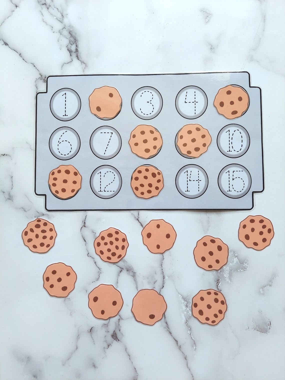 Baking Cookies Counting Practice - Number Recognition - Early Learning ...