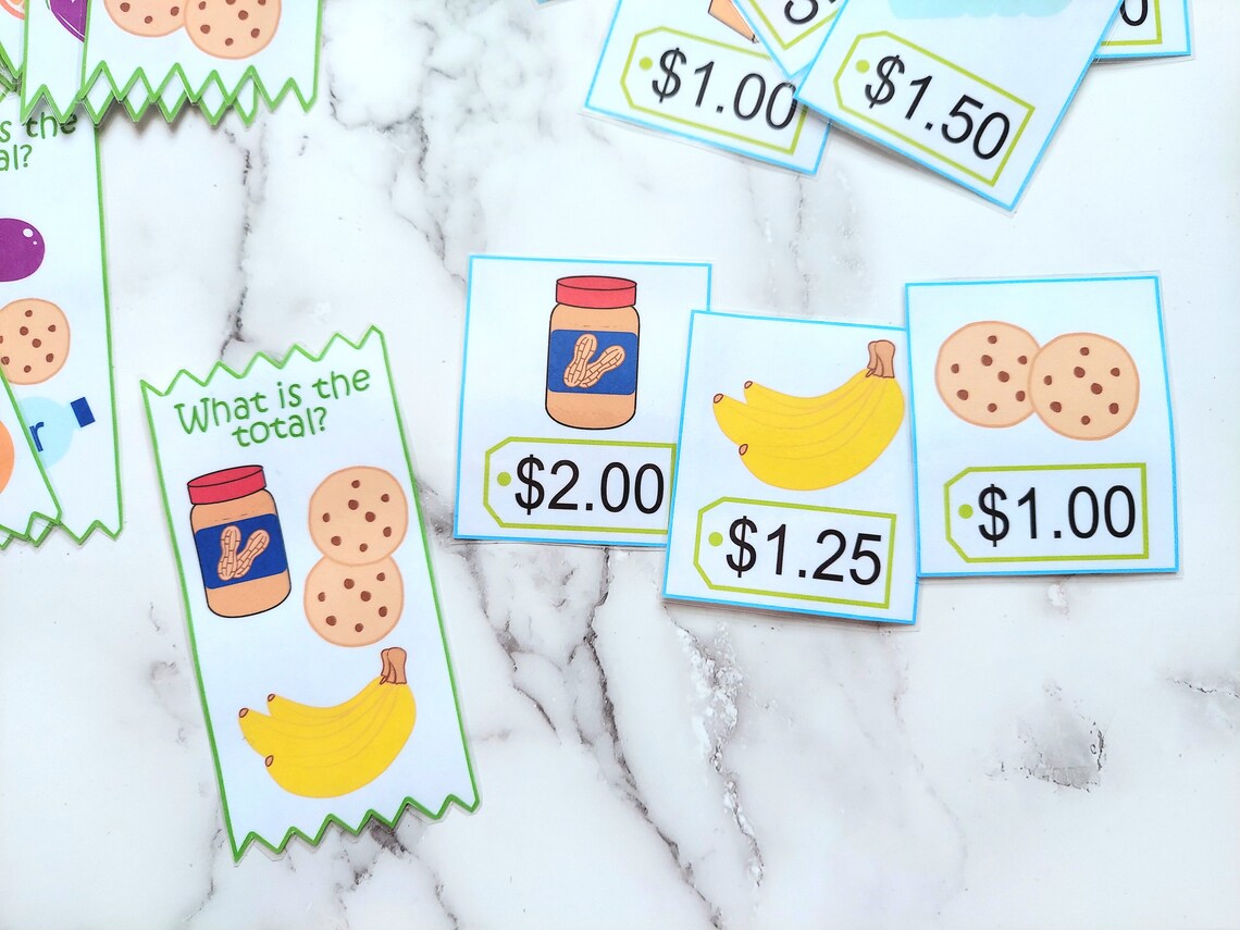 Super Market Money Math Addition Subtraction Early Learning Preschool ...