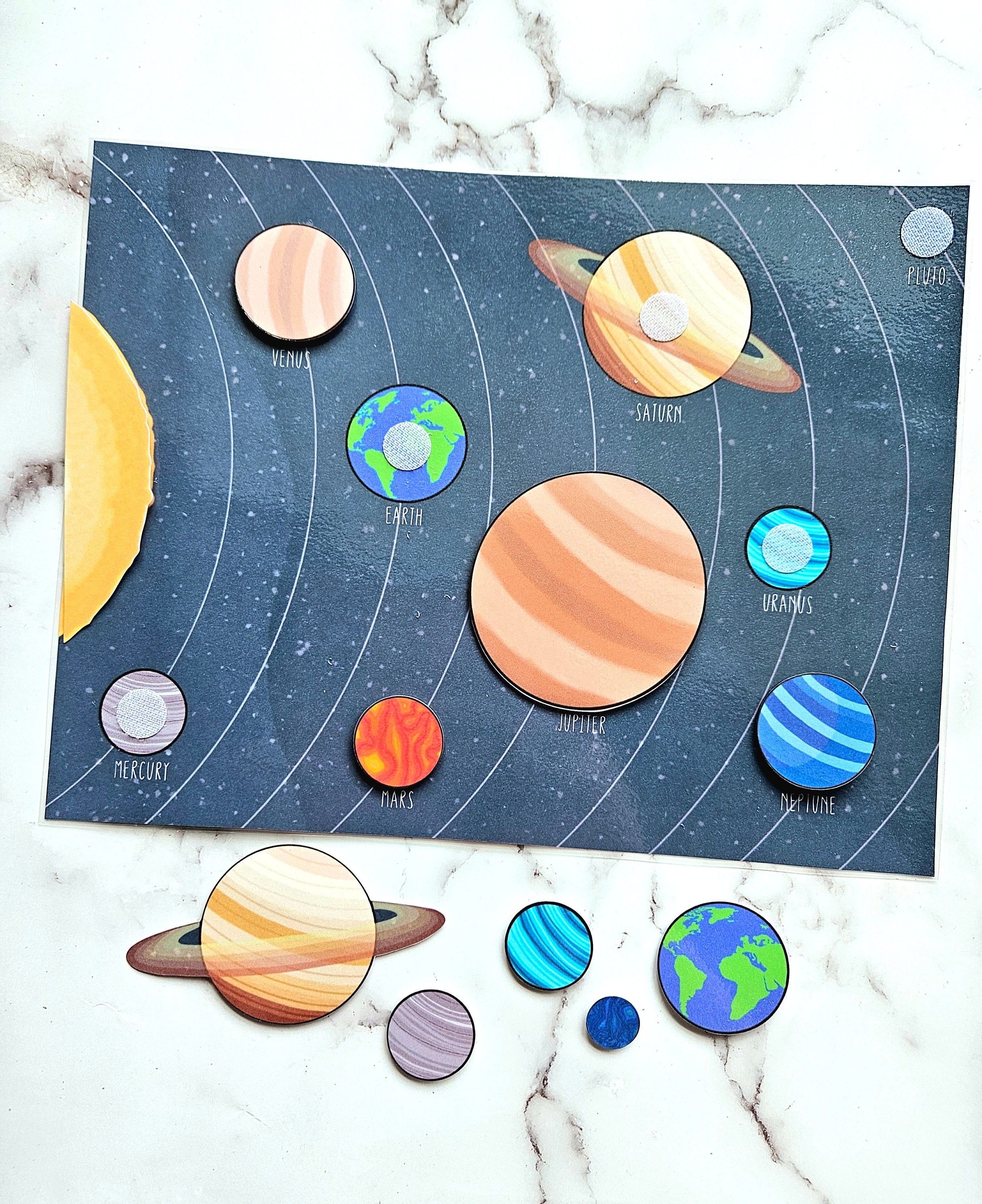Solar System Matching Printable and Flash Cards - Early Learning ...