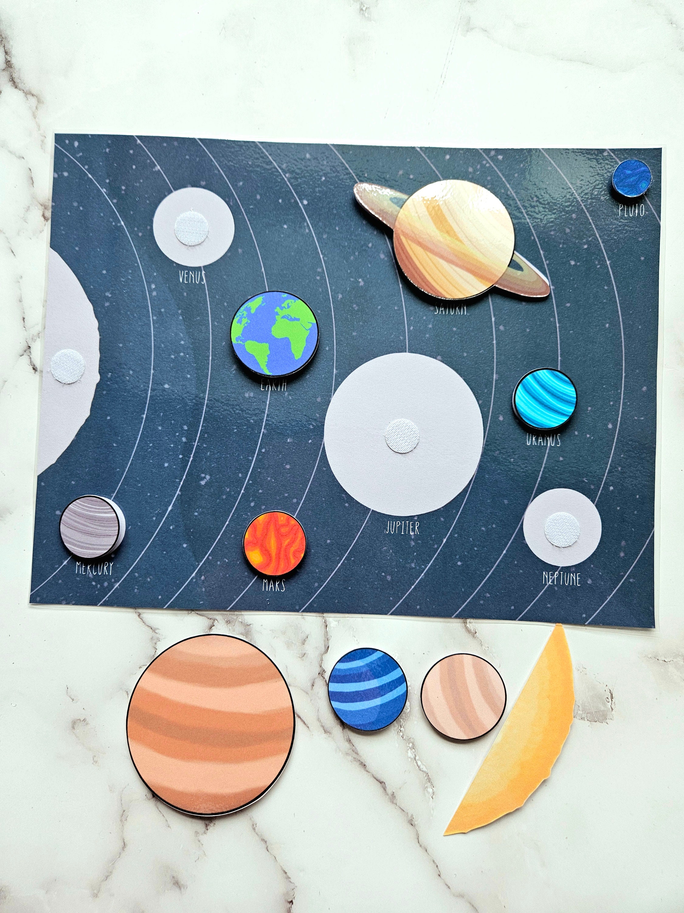 Solar System Matching Printable and Flash Cards - Early Learning ...