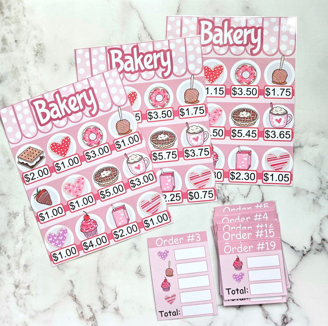 Valentine Bakery Money Math - Addition - Subtraction - Early Learning ...