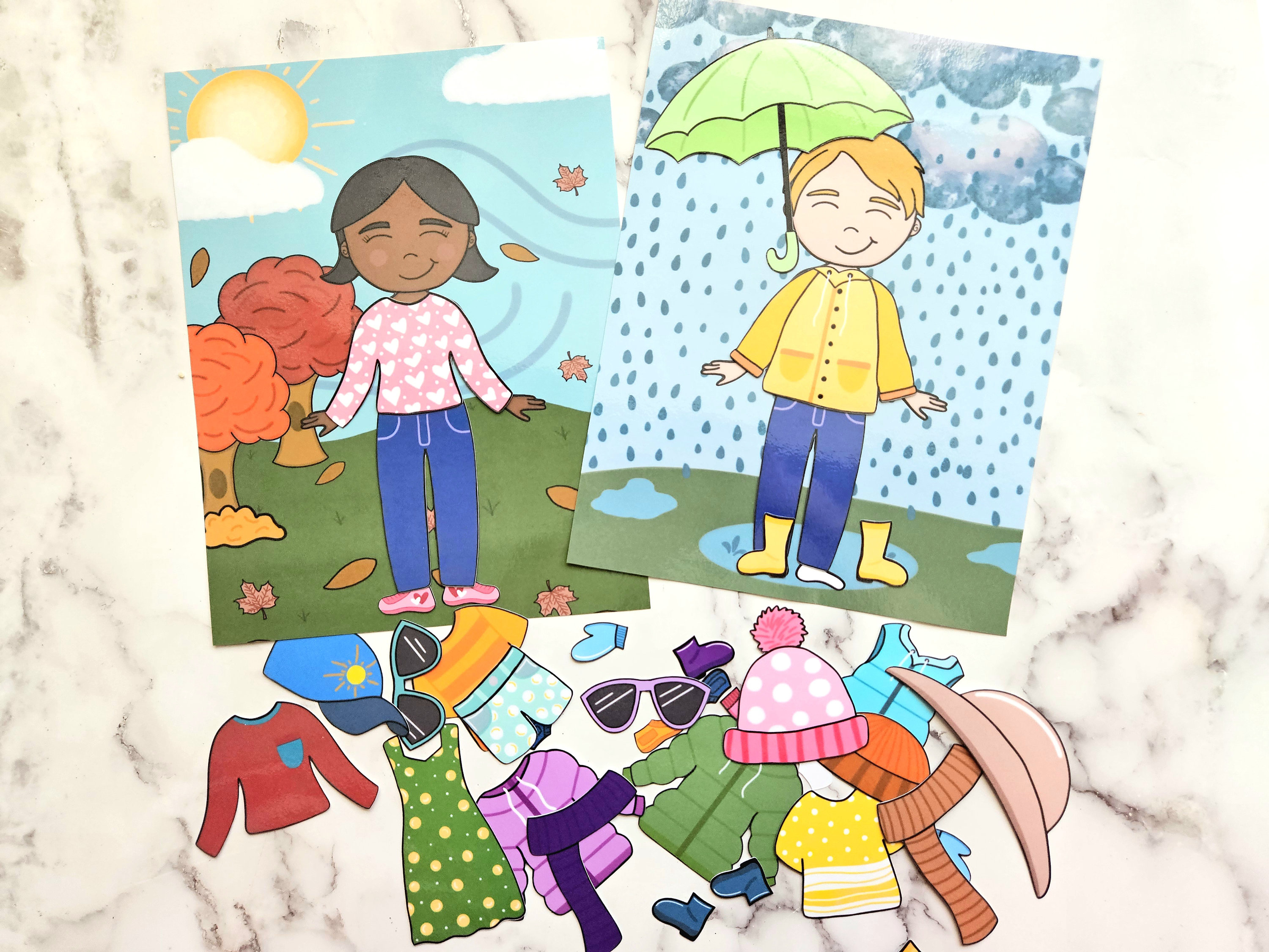 Clothing by Weather Sort - Early Learning - Preschool Learning- Digital ...