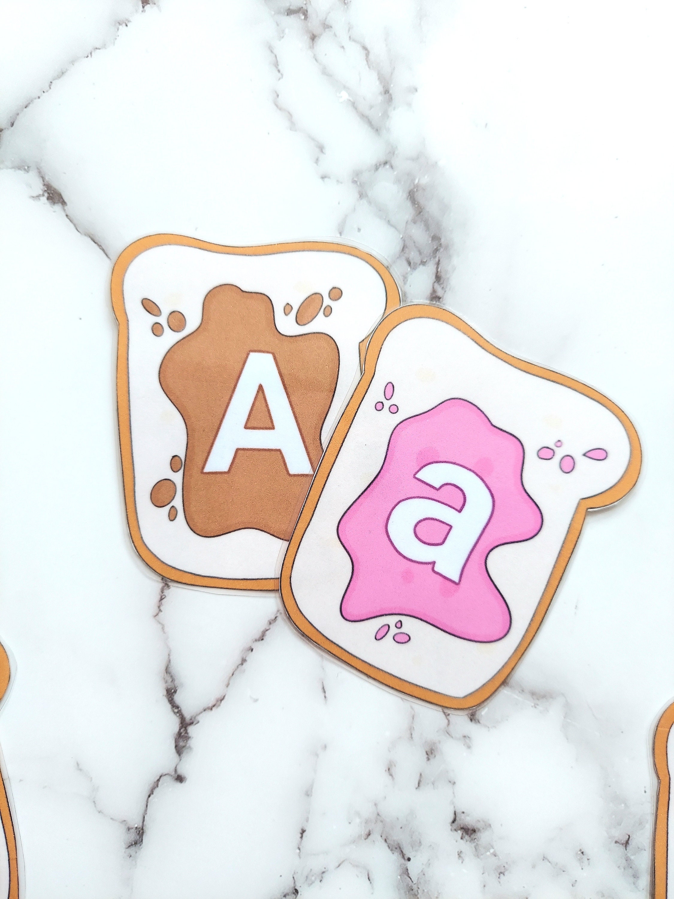 PB&J Alphabet Matching Upper Case and Lower Case Letters Peanut Butter ...