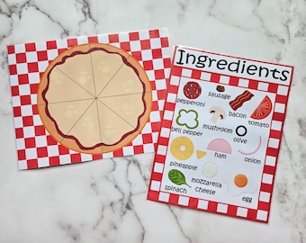 Pizza Play-dough Mat - Etsy