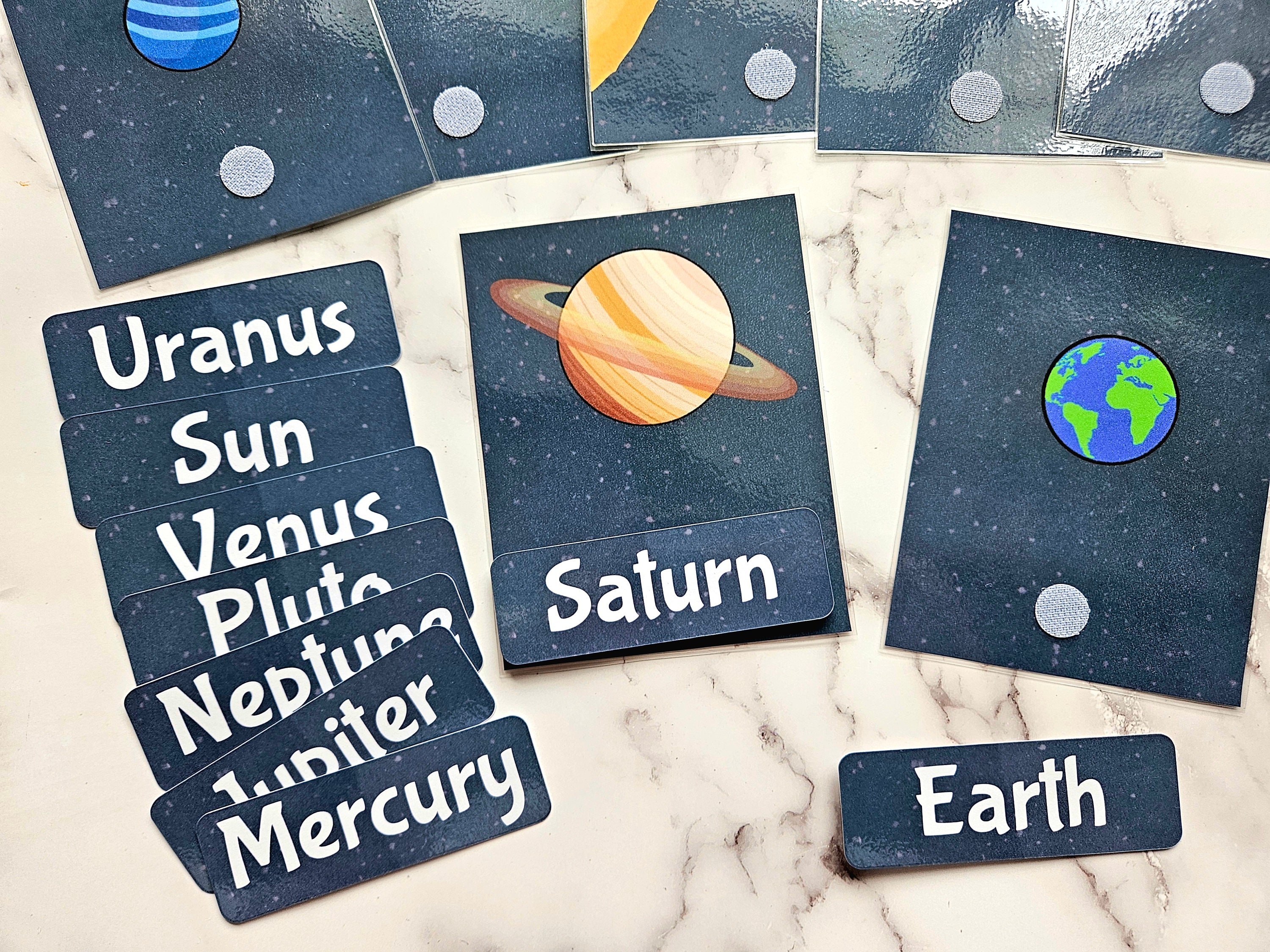 Solar System Matching Printable and Flash Cards - Early Learning ...
