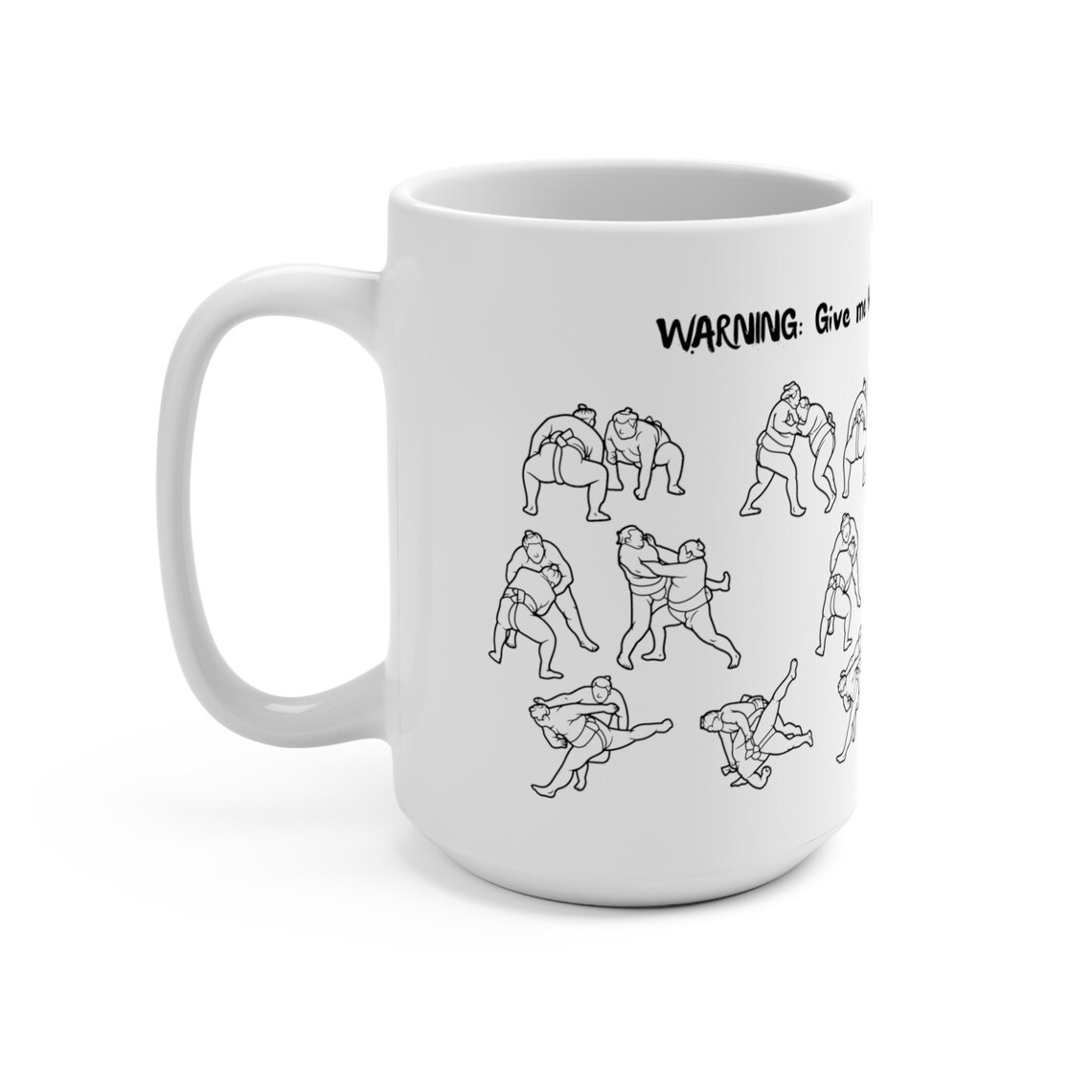 Sumo Mug, Sumo Throw, Sumo Coffee Cup, Sumo Coffee Mug, Sumo Lover ...