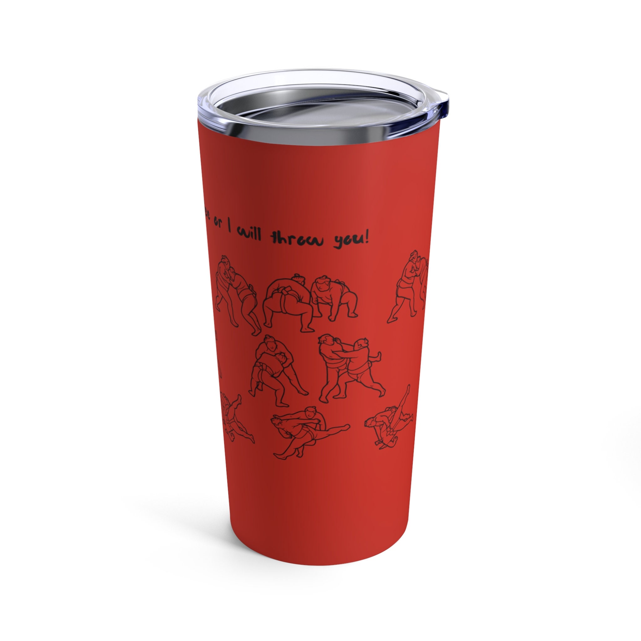 Sumo Fight Tumbler 20oz - Etsy