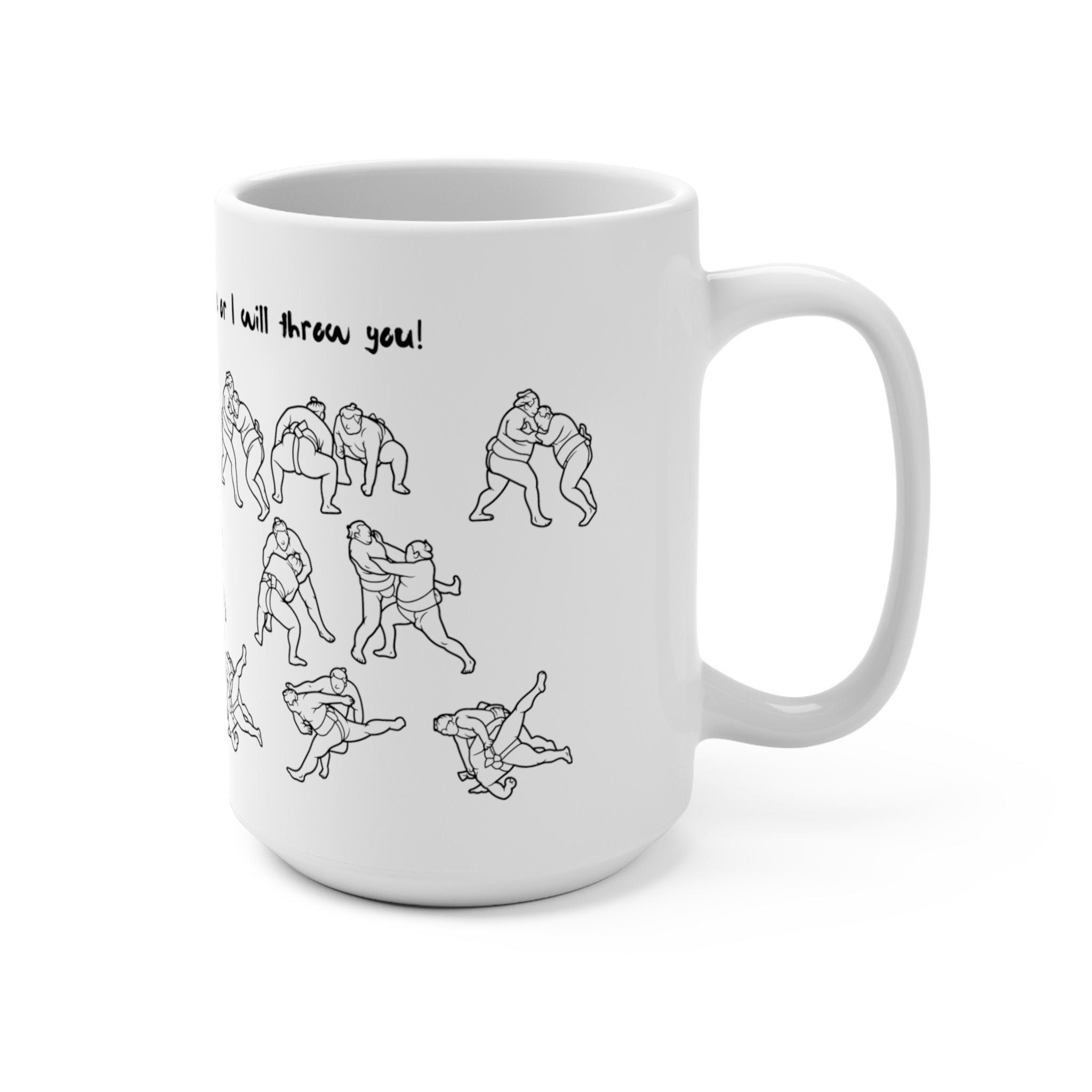 Sumo Mug, Sumo Throw, Sumo Coffee Cup, Sumo Coffee Mug, Sumo Lover ...