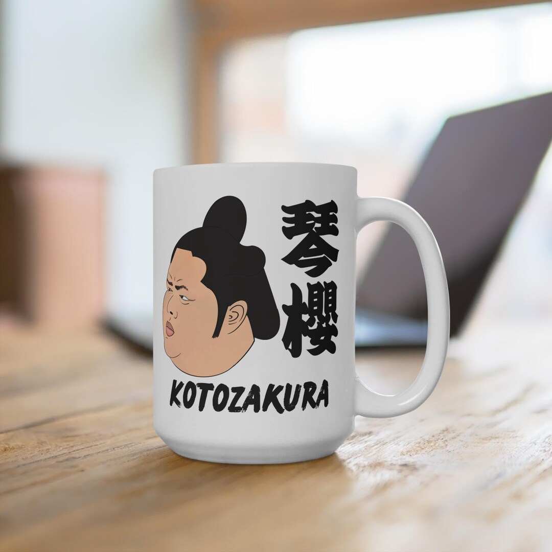 Kotozakura Mug, Sumo Mug, Sumo Coffee Cup, Sumo Coffee Mug, Coffee Mug ...