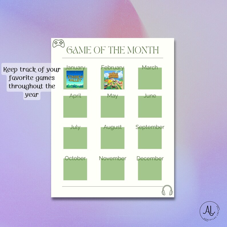 Video Game Review Printable Worksheet Green Cozy Gaming Reviews ...
