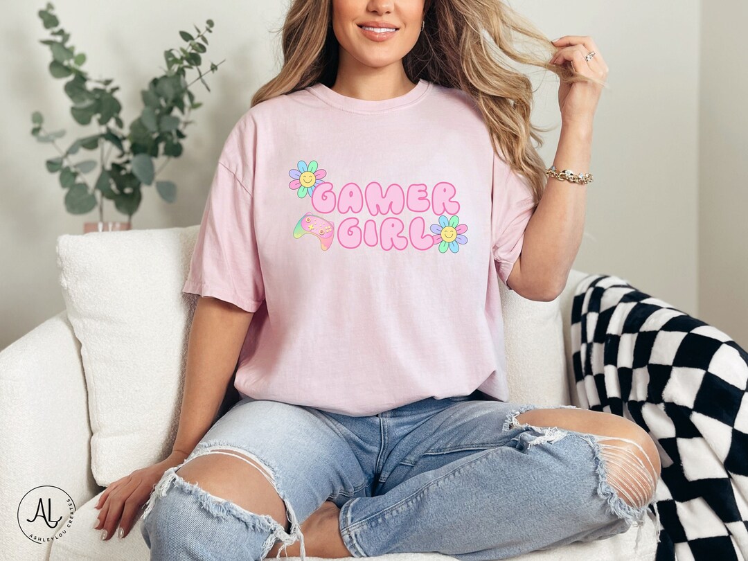 Xbox Gamer Girl Shirt, Pink Retro T Shirt, Gift for Video Gamer - Etsy