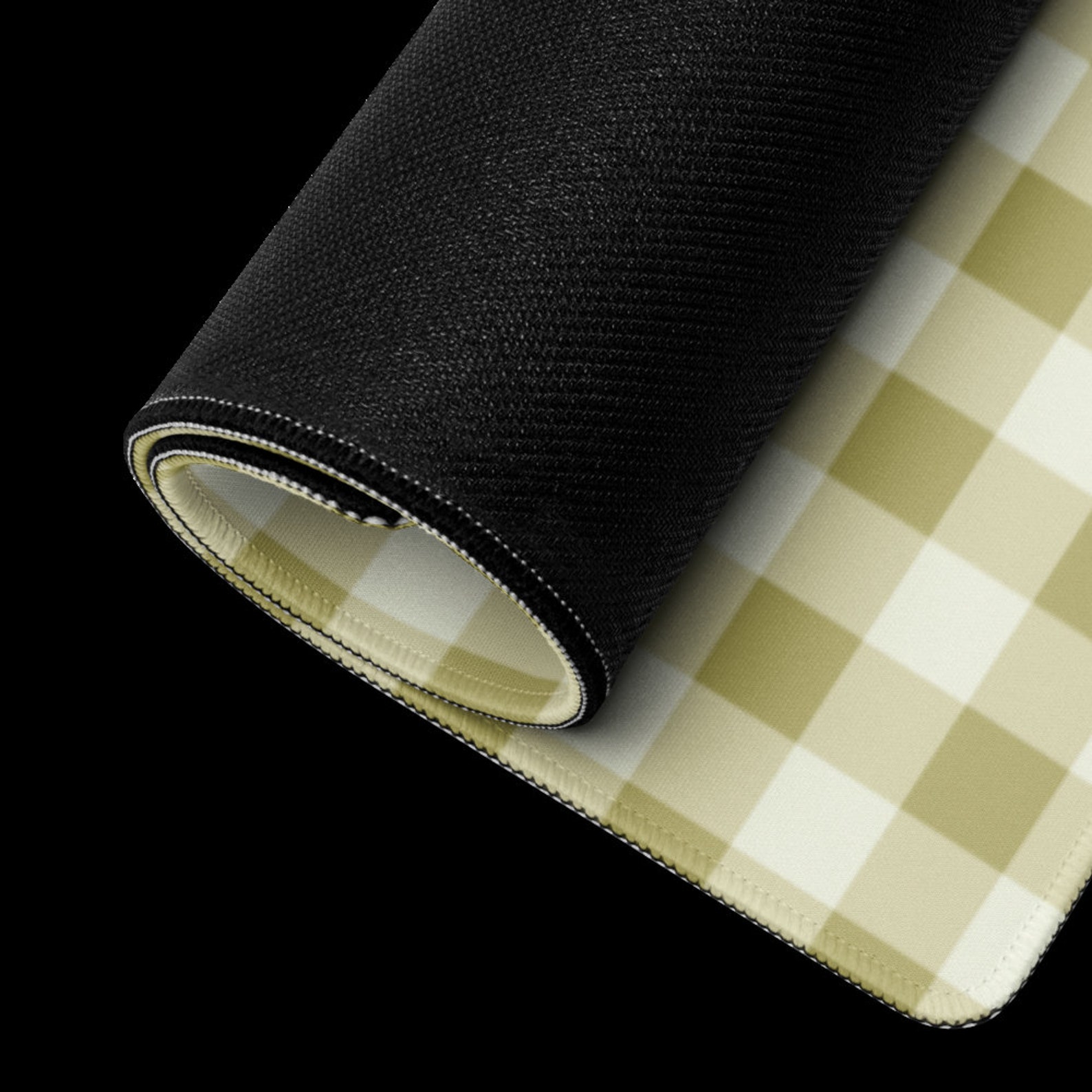 Green Gingham Gaming Mouse Pad Cozy Desk Pad for Home Office Gift for ...