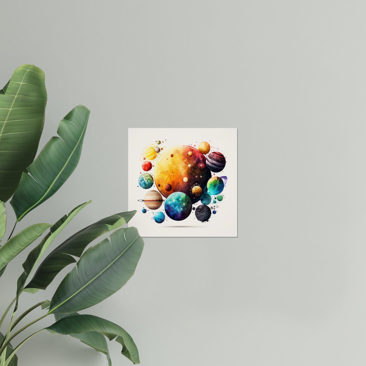 Planets of Solar System Art Print - Etsy