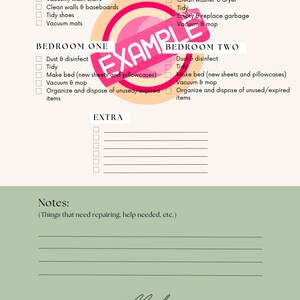 TOTAL Cleaning Checklist - Etsy