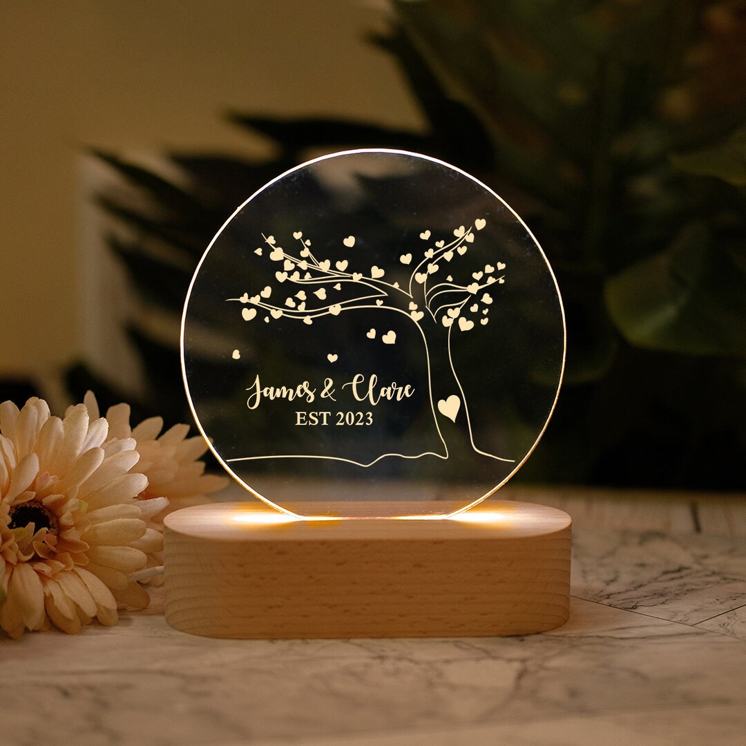 Tree of Love Couples Night Light,wedding Gift,romantic Gift for Couples ...