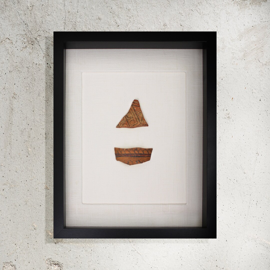 Ancient Pottery Art Framed Pottery Shards in Shadowbox - Etsy