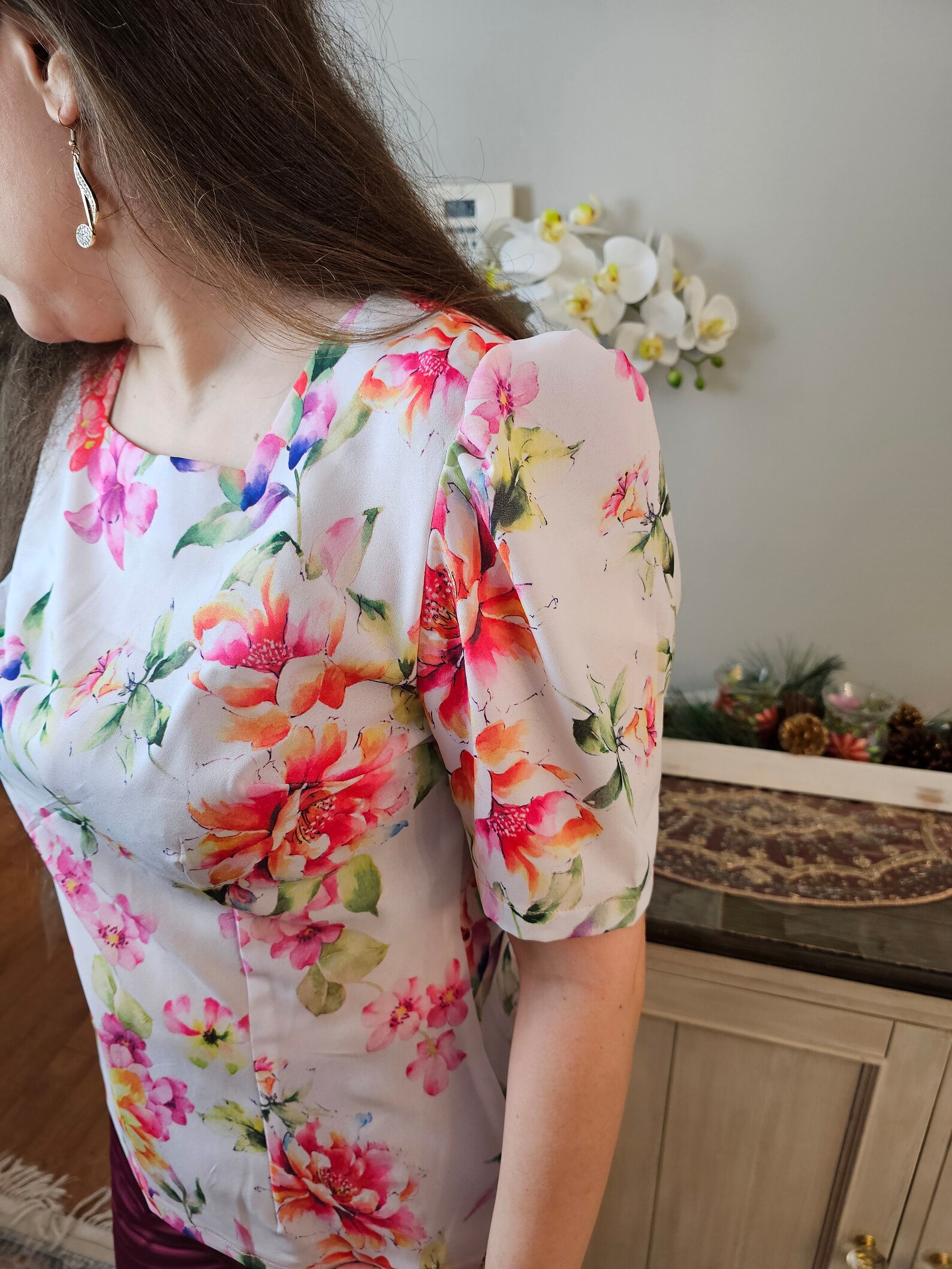 PDF Square Neck Top Sewing Pattern/puff Sleeve Top Pattern Summer PDF Sewing Pattern Short ...